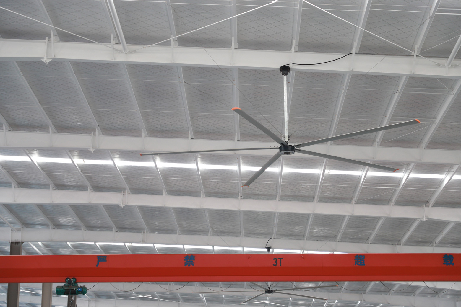 High Torque Low Speed Industrial Hvls Fans Dustproof For Distribution ...
