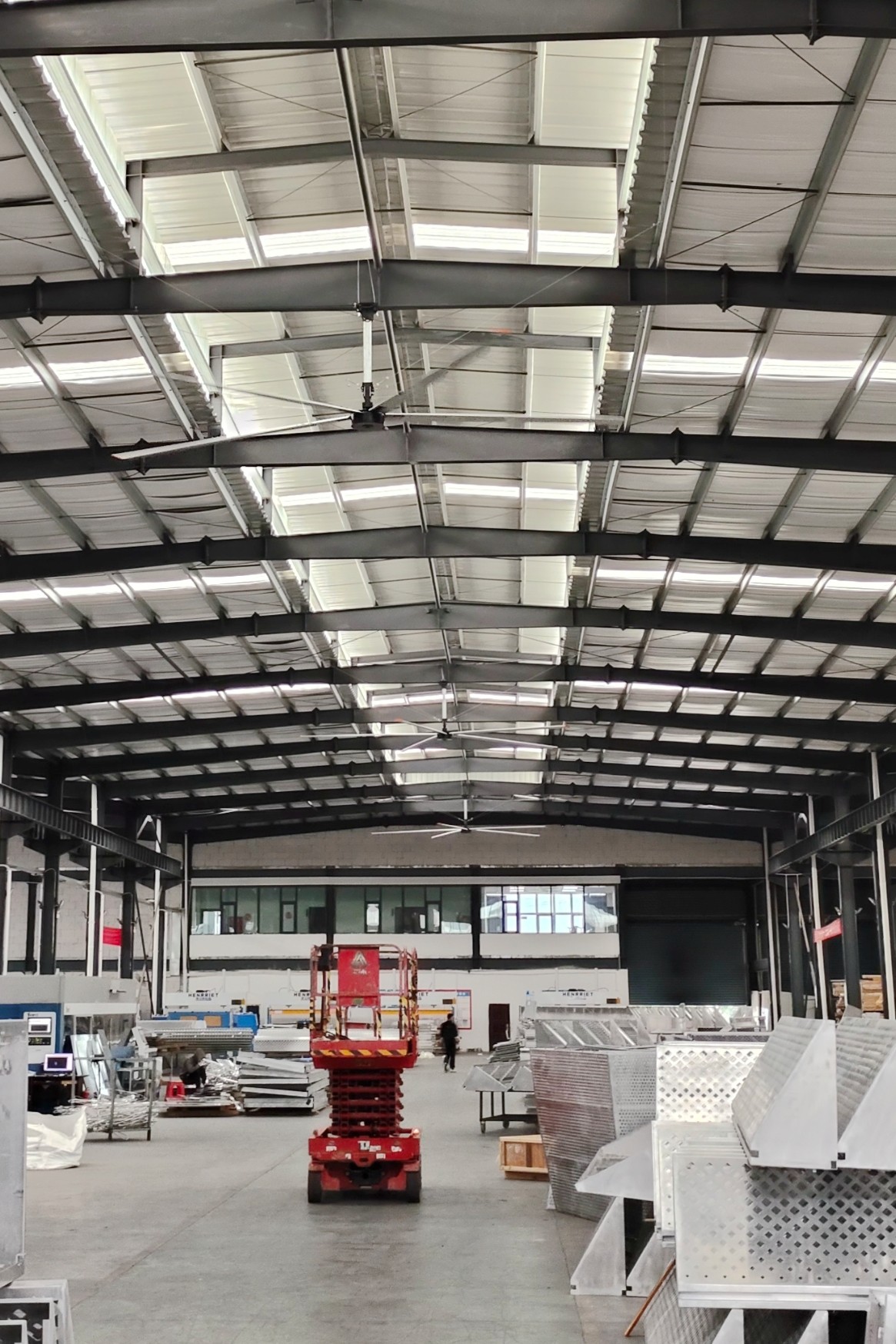 Super Duty HVLS 220V High Output Big Industrial Ceiling Fans With ...