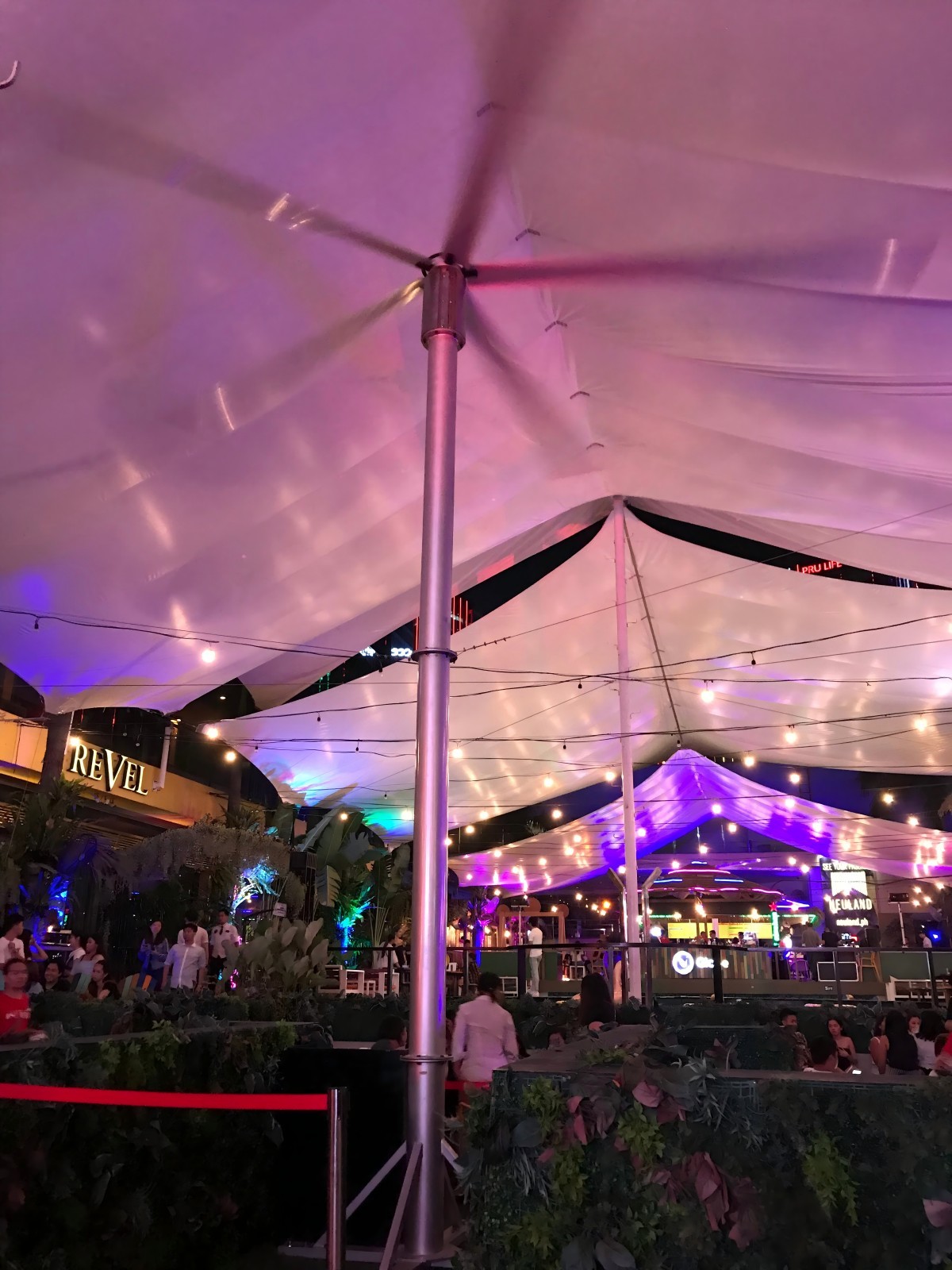 Waterproofing Patio Pole Mounted Industrial Fans With Magnesium ...